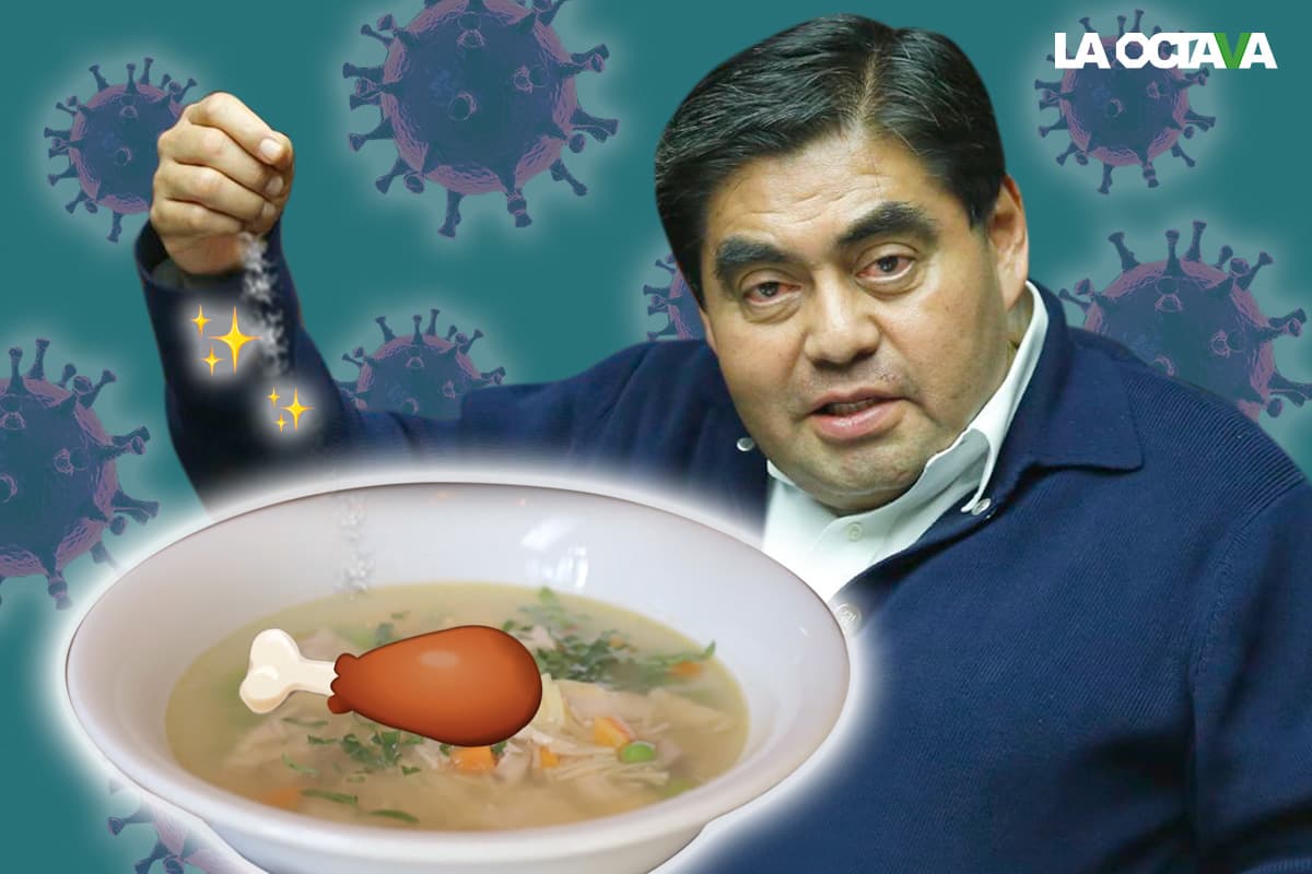 Miguel Barbosa recomienda “caldo de pollo picoso” contra el coronavirus ...